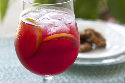 Summer Ruby Red Iced Tea Lemonade | The Chefwife Diaries